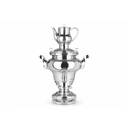 ich-zapfe Samowar mit Teekocher, Russischer Teekessel Elektrisch - Royal, mit Dispenser, Edelstahl, 15L