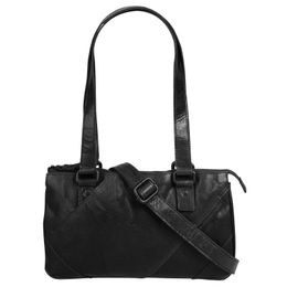 SPIKES & SPARROW Henkeltasche SPIKES & SPARROW, Damen, Gr. B/H/T: 31cm x 18cm x 8cm onesize, schwarz, Leder, Taschen, echt Leder