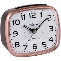Quarzwecker Atlanta, rosa (ros&eacute;goldfarben), Wecker