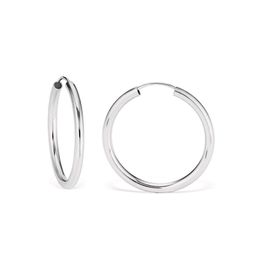 Paar Creolen Amor "9968503", silber (silberfarben), Ohrringe, Damen, Silber 925 (Sterlingsilber), Made in Germany