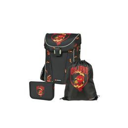 Handtasche Lego "Lego Bag Easy", Kinder, Gr. onesize, schwarz (rot), Obermaterial: 100% Polyester, Taschen Handtasche