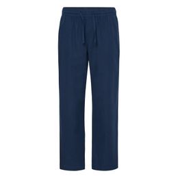 Leinenhose Blend "Leinenhose BHVolker", Herren, Gr. S, N-Gr, blau (marineblaus), Obermaterial: 55% Leinen LI. 45% Baumwolle CO., Hosen