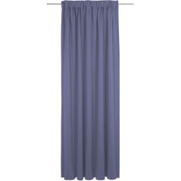 Vorhang Adam "Uni Collection, Made in Germany", blau (royalblau), B:142cm H:305cm, Baumwolle (Bio-Baumwolle), Gardinen, Blickdichter aus 100% Bio-Baumwolle, Vorhang nach Wunschma&szlig;