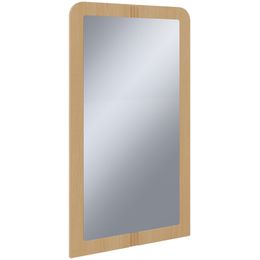 Garderobenschrank Vcm "Holz Wandspiegel Spiegel Diele Flur Balia", braun (buche), B:50cm T:2cm, Spiegel, Garderobenschrank