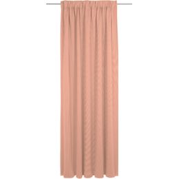 Vorhang Adam "Uni Collection, Made in Germany", orange (papaya), B:142cm H:335cm, Baumwolle (Bio-Baumwolle), Gardinen, Blickdichter aus 100% Bio-Baumwolle, Vorhang nach Wunschma&szlig;