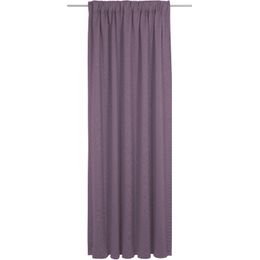 Vorhang Adam "Uni Collection, Made in Germany", lila (aubergine), B:142cm H:325cm, Baumwolle (Bio-Baumwolle), Gardinen, Blickdichter aus 100% Bio-Baumwolle, Vorhang nach Wunschma&szlig;