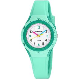 Quarzuhr Calypso Watches "My First Watch", gr&uuml;n (hellgr&uuml;n), Armbanduhren, Kinder, Quarzuhr, Armbanduhr, Kinderuhr, analog