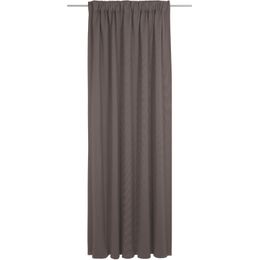 Vorhang Adam "Uni Collection, Made in Germany", braun (dunkelbraun), B:142cm H:335cm, Baumwolle (Bio-Baumwolle), Gardinen, Blickdichter aus 100% Bio-Baumwolle, Vorhang nach Wunschma&szlig;