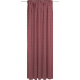 Vorhang Adam "Uni Collection, Made in Germany", rot, B:142cm H:305cm, Baumwolle (Bio-Baumwolle), Gardinen, Blickdichter aus 100% Bio-Baumwolle, Vorhang nach Wunschma&szlig;