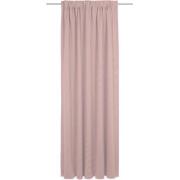 Vorhang Adam "Uni Collection, Made in Germany", rosa, B:142cm H:405cm, Baumwolle (Bio-Baumwolle), Gardinen, Blickdichter aus 100% Bio-Baumwolle, Vorhang nach Wunschma&szlig;