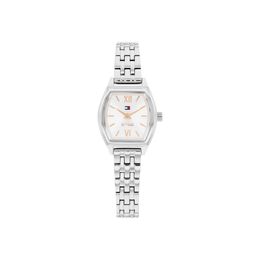 Quarzuhr Tommy Hilfiger "NORAH", silber (edelstahlfarben, rotgoldfarben), Armbanduhren, Damen, Quarzuhr, Armbanduhr, Damenuhr, Edelstahlarmband, analog