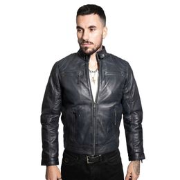 Herren Moto Leder Bikerjacke-Taiwan