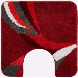 Badematte Kleine Wolke Gr. 8, rot, WC-Deckelbezug (47cm x 50cm), 1 Stk., Badematten, Badematte