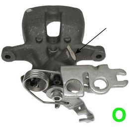 TEXTAR Bremssattel 38053000 f&uuml;r VW