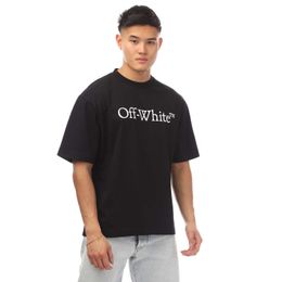 Off-White Herren Off White Big Logo T-Shirt in Schwarz
