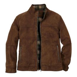 Oconi Thermo-Velourslederjacke, 60 - Cognac, aus Leder