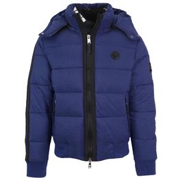 Plein Sport gepolsterte Jacke mit verschwei&szlig;ten &Auml;rmeln in Marineblau
