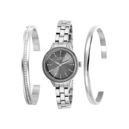 Invicta Angel 29309 Damenuhr - Quarzwerk - Edelstahl mit grauem Zifferblatt - 28 mm
