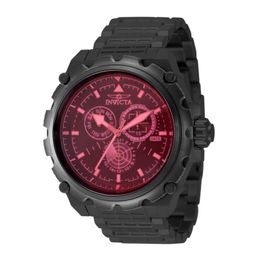Invicta Coalition Forces 49203 Herrenuhr - Quarzwerk - Edelstahl mit rosa Zifferblatt - 50 mm