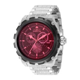 Invicta Coalition Forces 49200 Herrenuhr - Quarzwerk - Edelstahl mit pinkem Zifferblatt - 50 mm