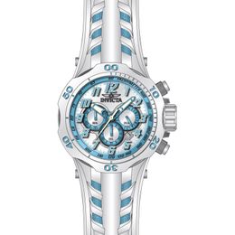 Invicta Venom 50511 Herrenuhr - Quarzwerk - Edelstahl mit blauem Zifferblatt - 52 mm