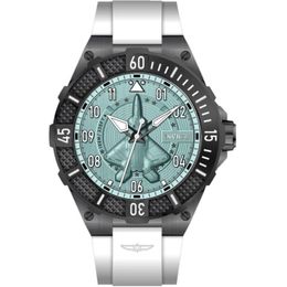 Invicta Aviator 50645 Herrenuhr - Quarzwerk - Edelstahl mit blauem Zifferblatt - 50 mm