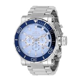 Invicta Coalition Forces 50226 Herrenuhr - Quarzwerk - Edelstahl mit blauem Zifferblatt - 52 mm