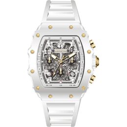 Invicta Racing 69700 Herrenuhr - Quarzwerk - Acryl mit silbernem Zifferblatt - 43 mm