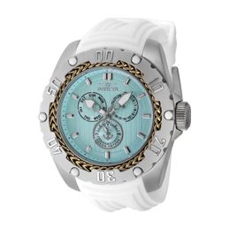 Invicta Ocean Voyage 48024 Herrenuhr - Quarzwerk - Edelstahl mit blauem Zifferblatt - 51 mm