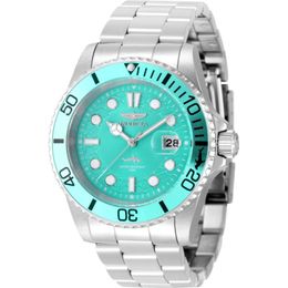 Invicta Pro Diver 50822 Herrenuhr - Quarzwerk - Edelstahl mit blauem Zifferblatt - 42 mm