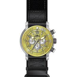 Invicta Coalition Forces 50096 Herrenuhr - Quarzwerk - Edelstahl mit goldenem Zifferblatt - 50 mm