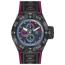 Invicta Subaqua - Noma IV 49878 Herrenuhr - Quarzwerk - Edelstahl mit schwarzem Zifferblatt - 50 mm