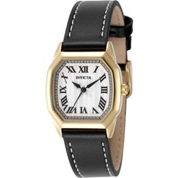 Invicta Wildflower 50589 Damenuhr - Quarzwerk - Edelstahl mit silbernem Zifferblatt - 27 mm