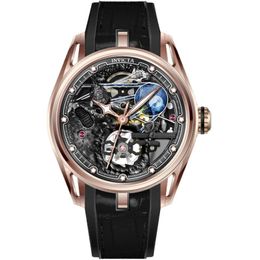Invicta Celestial 69530 Herren Uhr - Mechanisches Werk - Edelstahl mit Ros&eacute;gold Zifferblatt - 45 mm