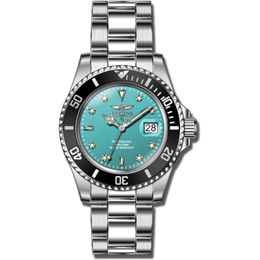 Invicta Pro Diver 50941 Herrenuhr - Quarzwerk - Edelstahl mit blauem Zifferblatt - 43 mm