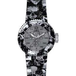 Invicta Pro Diver 50211 Herrenuhr - Quarzwerk - Edelstahl mit grauem Zifferblatt - 52 mm