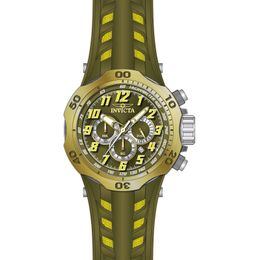 Invicta Venom 50509 Herrenuhr - Quarzwerk - Edelstahl mit gr&uuml;nem Zifferblatt - 52 mm