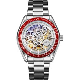 Invicta Objet D Art 69596 Herrenuhr - Automatisches Werk - Edelstahl mit silbernem Zifferblatt - 43 mm