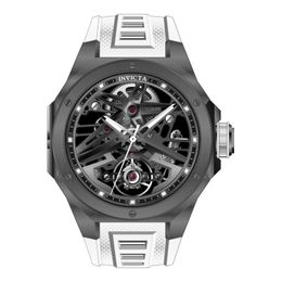 Invicta Celestial 70104 Herrenuhr - Mechanisches Werk - Edelstahl mit schwarzem Zifferblatt - 43 mm