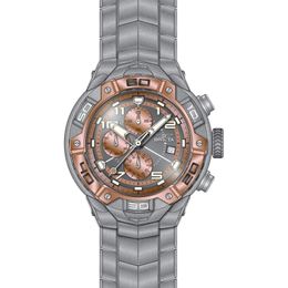 Invicta Speedway 49882 Herrenuhr - Quarzwerk - Edelstahl mit ros&eacute;goldenem Zifferblatt - 50 mm