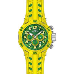 Invicta Venom 50510 Herrenuhr - Quarzwerk - Edelstahl mit gr&uuml;nem Zifferblatt - 52 mm