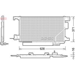 DENSO Kondensator, Klimaanlage dcn17026 f&uuml;r Mercedes