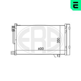 ERA Kondensator, Klimaanlage 667010 f&uuml;r Vaughall Opel Citro&euml;n Peugeot Citro&euml;n/Peugeot