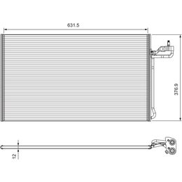 Valeo Kondensator, Klimaanlage 814322 f&uuml;r Volvo (CHANGAN)