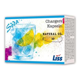 ich-zapfe CO2 Kapseln, Kohlens&auml;urekapseln CO2, 8g, 10er Pack