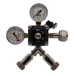 ich-zapfe Druckminderer, Druckregler, Druckreduzierventil - CO2 f&uuml;r Bier Zapfanlage 3 bar, 2-leitig