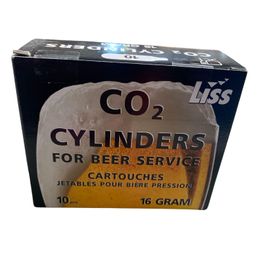 ich-zapfe CO2 Kapseln, Kohlens&auml;urekapseln CO2, 16g, 10er Pack