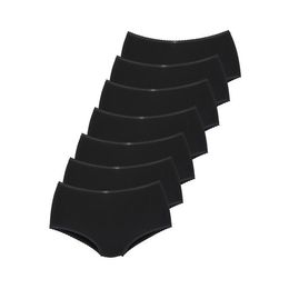 VIVANCE BY LASCANA Taillenslip schwarz Gr. 40/42 f&uuml;r Damen. Mit Spitze. K&ouml;rpernah