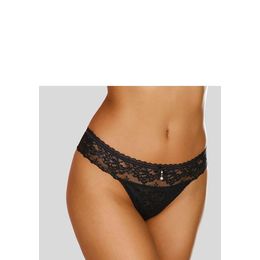 Lascana String schwarz Gr. 48/50 f&uuml;r Damen