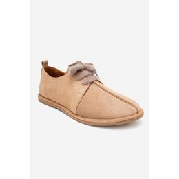 Denora Leder Schn&uuml;rung Schuhe Damen